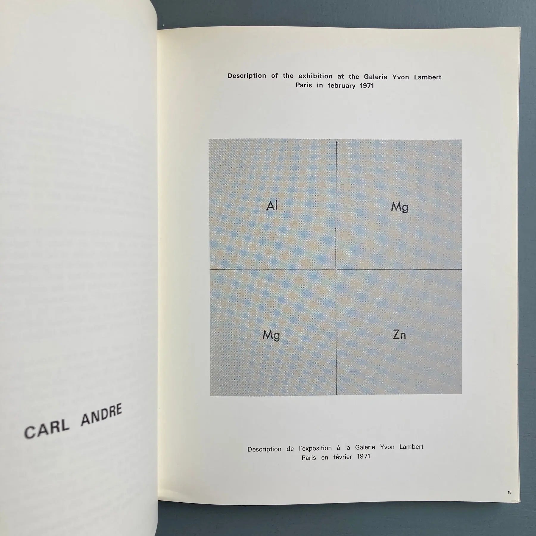 Actualité d'un bilan - Yvon Lambert 1972 - Saint-Martin Bookshop