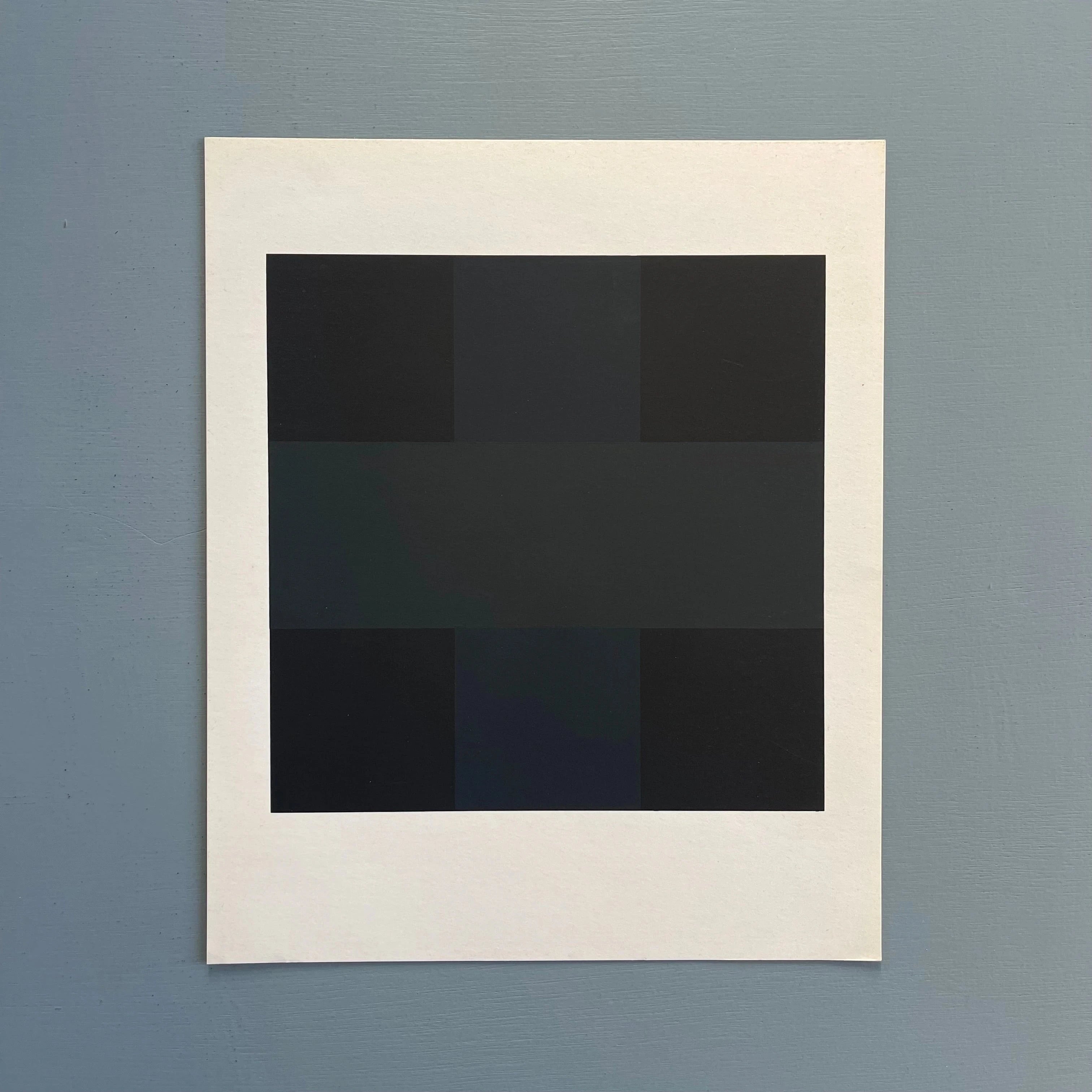 Ad Reinhardt with silk screen print - Staedtische Kunsthalle - Saint ...
