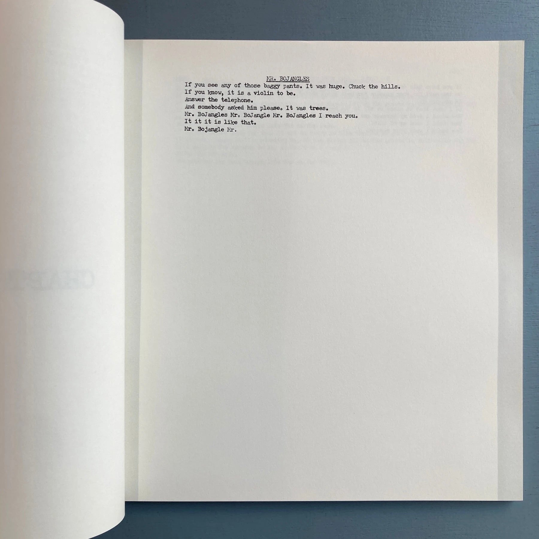 Christopher Knowles - Typings (1974-1977) softcover - Vehicle Editions ...
