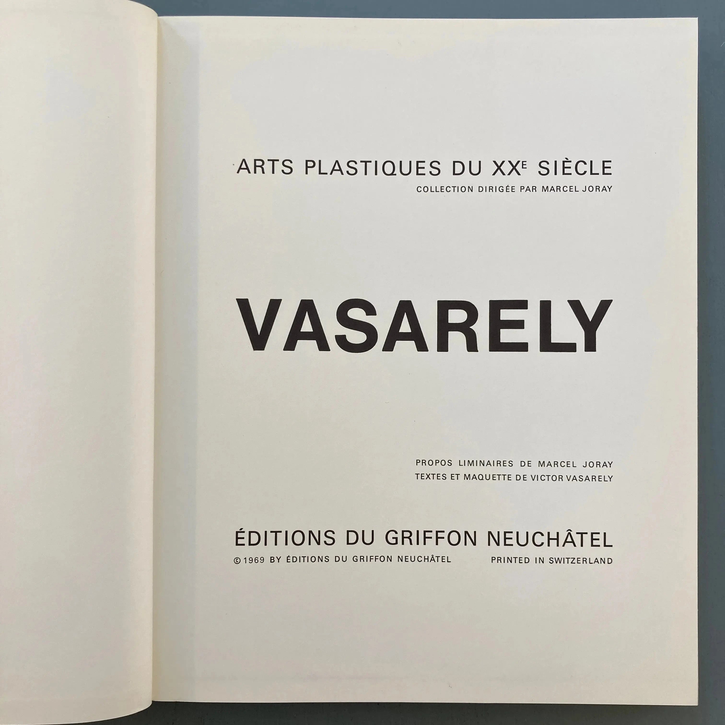 Victor Vasarely - Volume I - Editions du Griffon 1969 - Saint-Martin ...