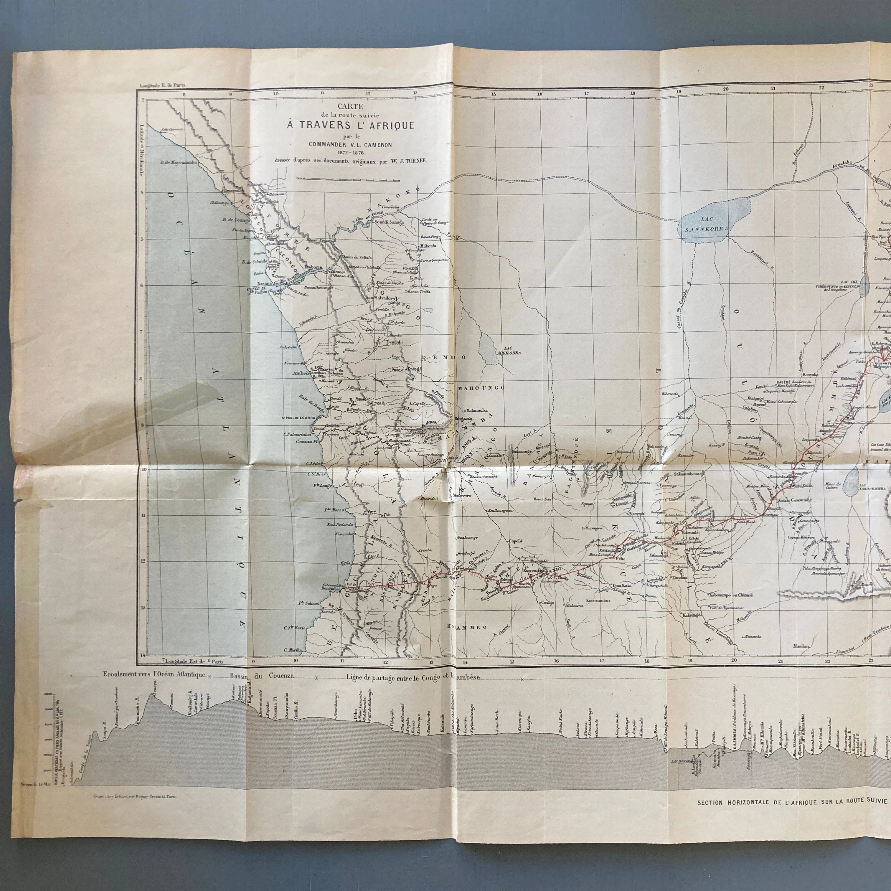 Ct V.L. Cameron - A travers l'Afrique - Hachette 1881 - Saint-Martin ...