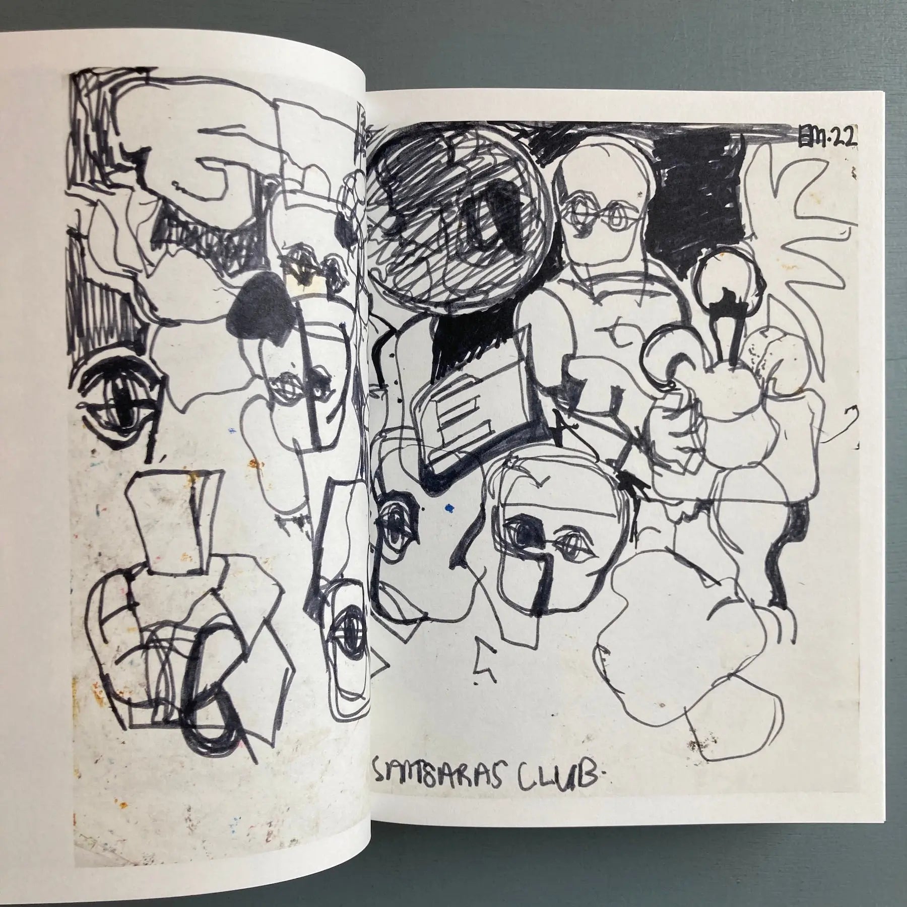 Eddie Martinez - Extra Drawings - Triangle Books 2023 - Saint-Martin ...