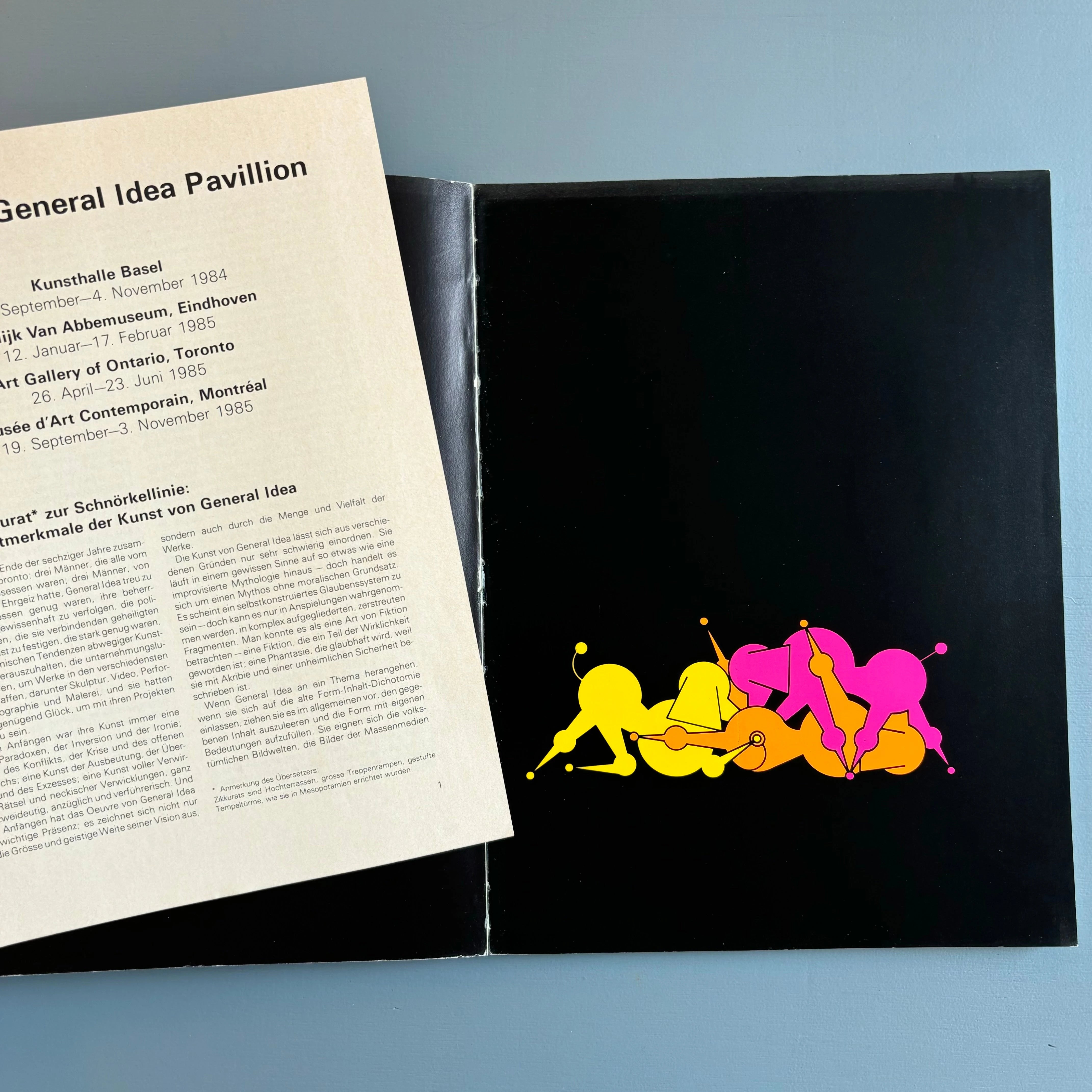 General Idea - 1968-1984 - Kunsthalle Basel 1984 - Saint-Martin Bookshop