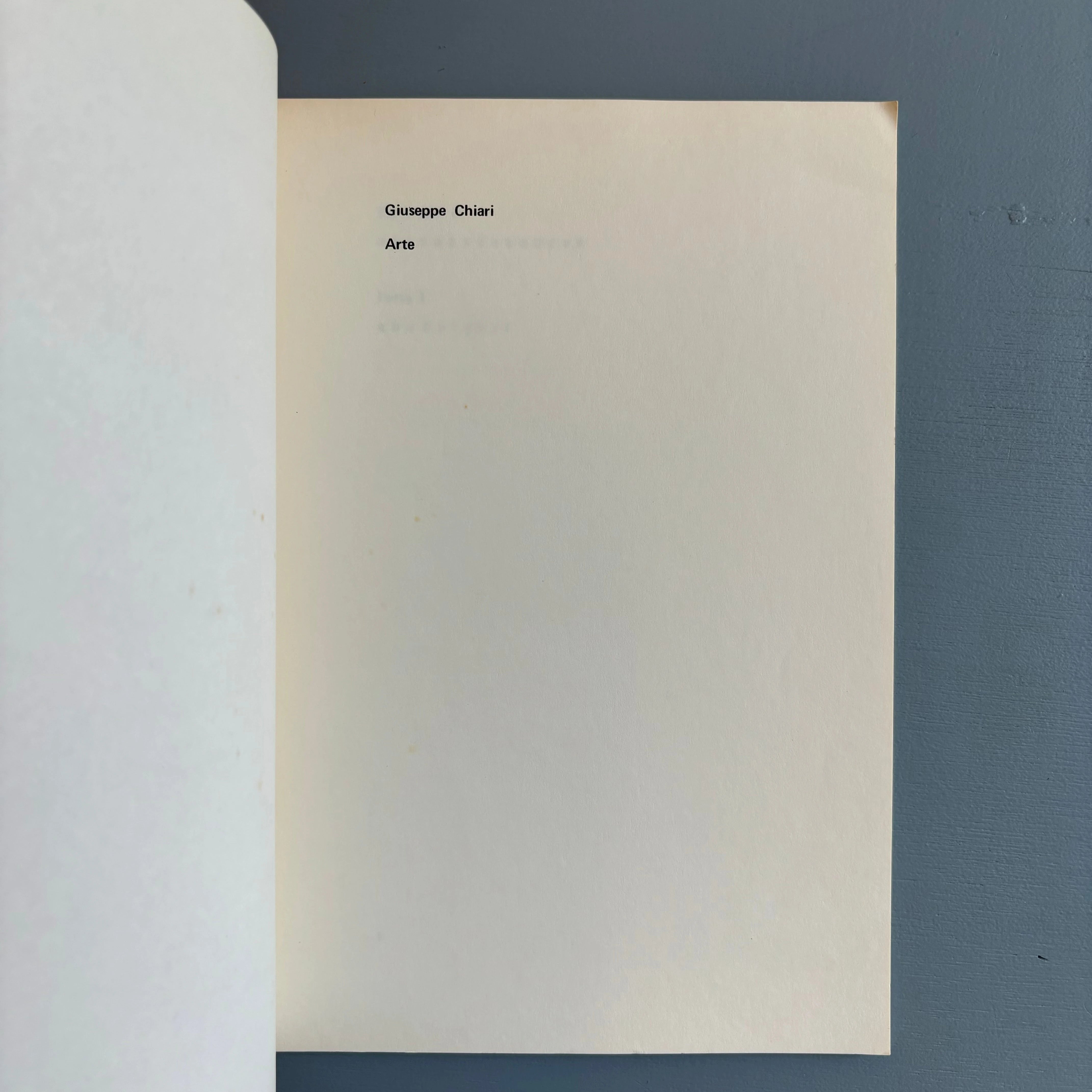 Giuseppe Chiari - Arte - Edizioni Toselli Milano 1974 - Saint-Martin ...