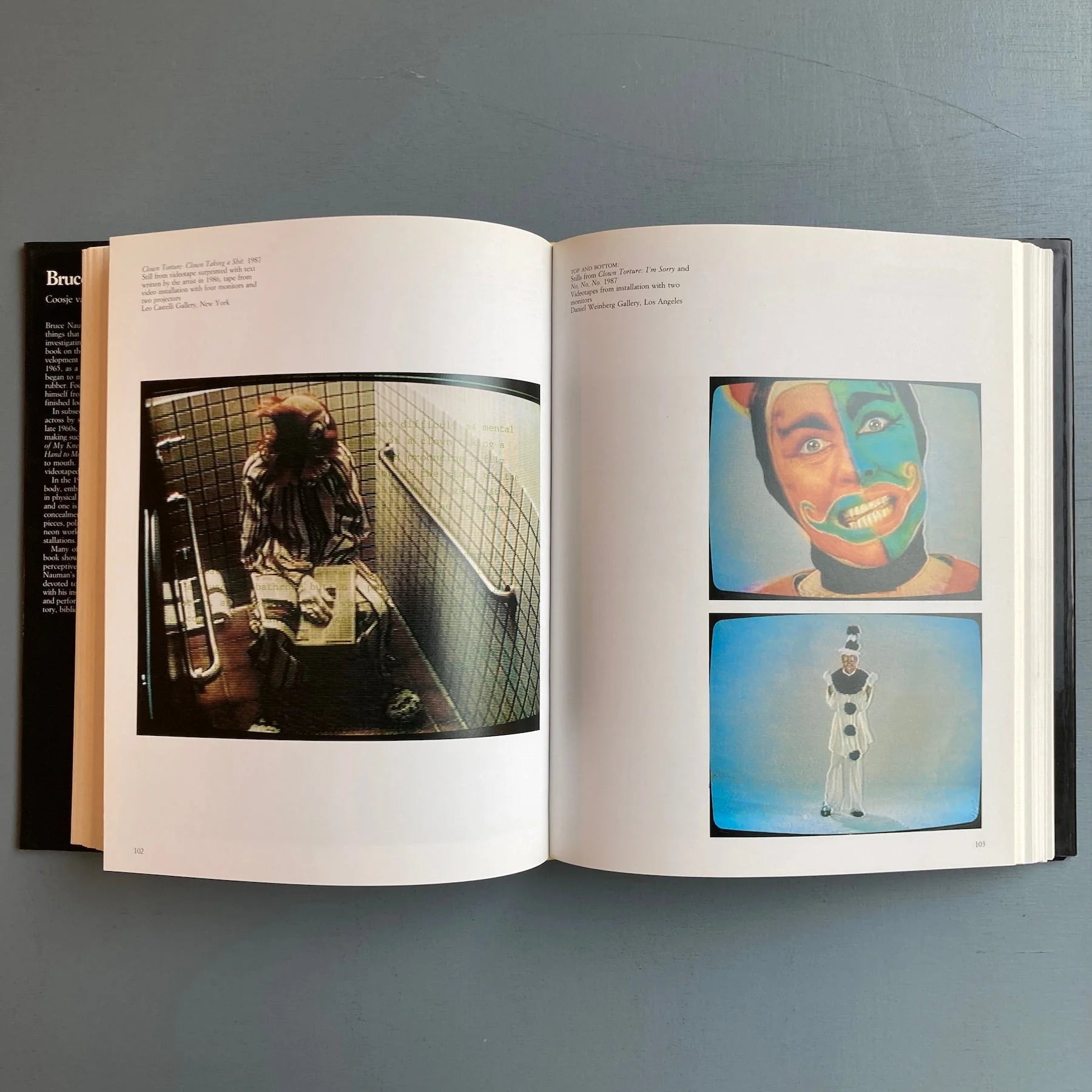 Bruce Nauman by Coosje van Bruggen - Rizzoli 1988 - Saint-Martin Bookshop