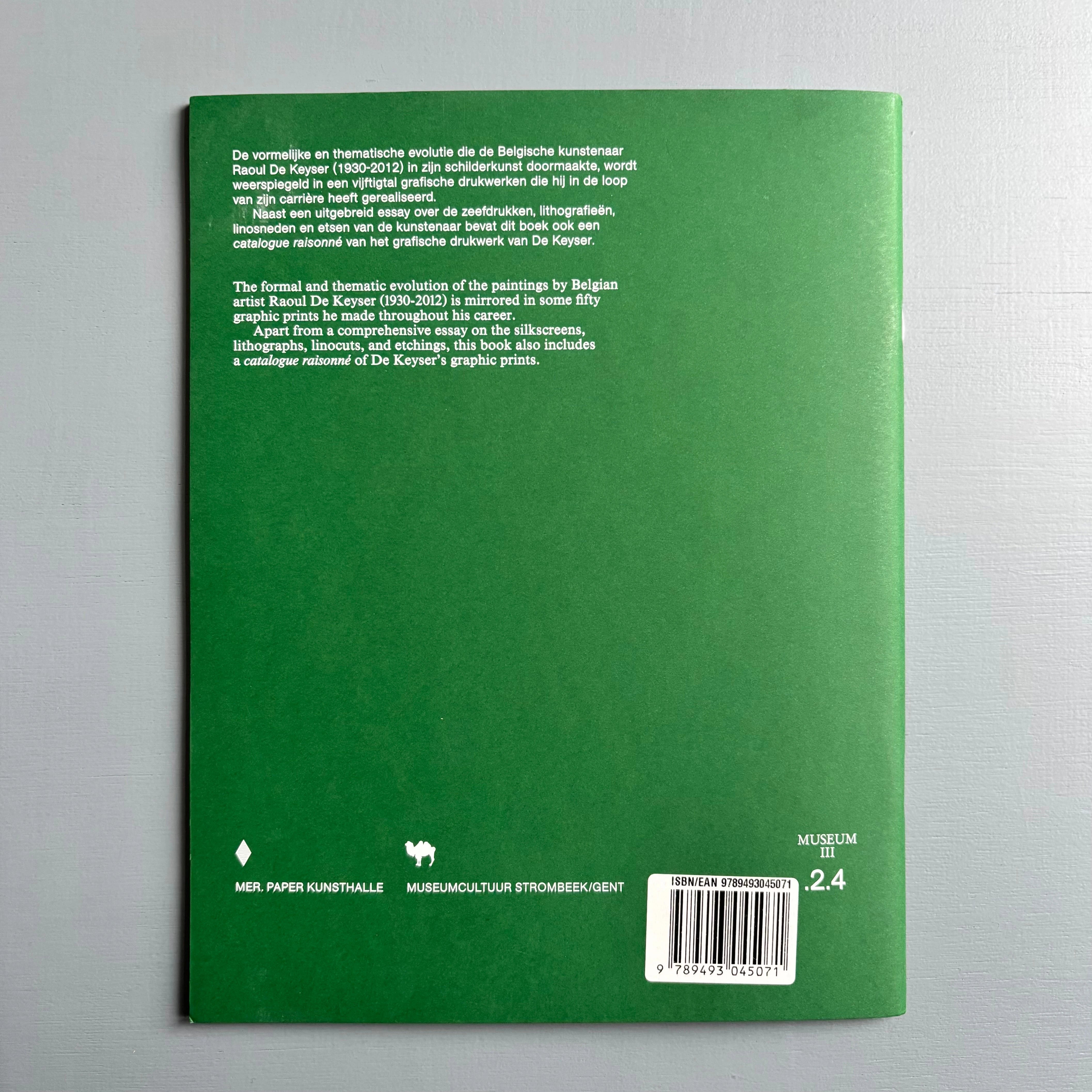 Raoul De Keyser in Print - MER. Books 2018 - Saint-Martin Bookshop