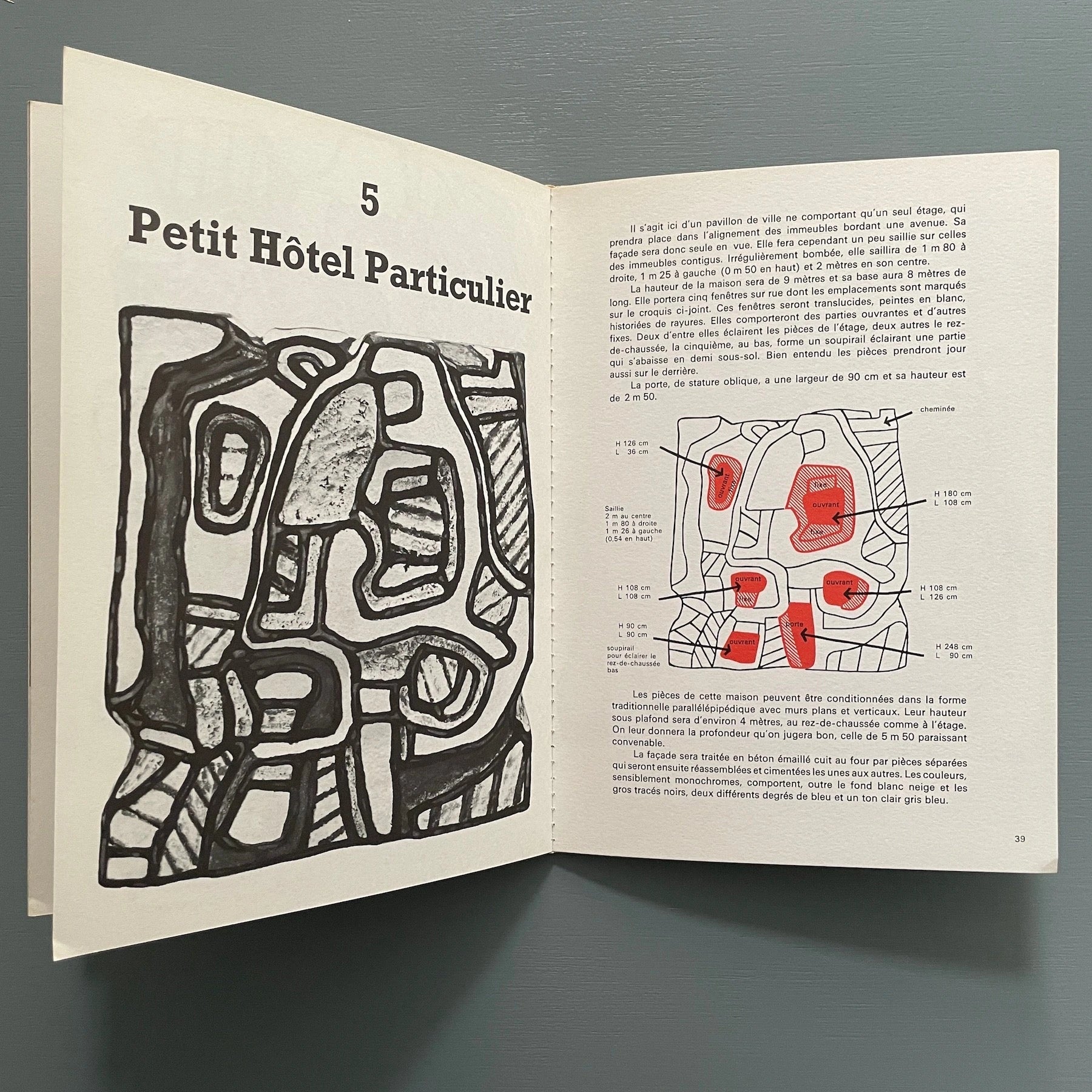 Jean Dubuffet - Edifices - Jean Bucher 1968 - Saint-Martin Bookshop