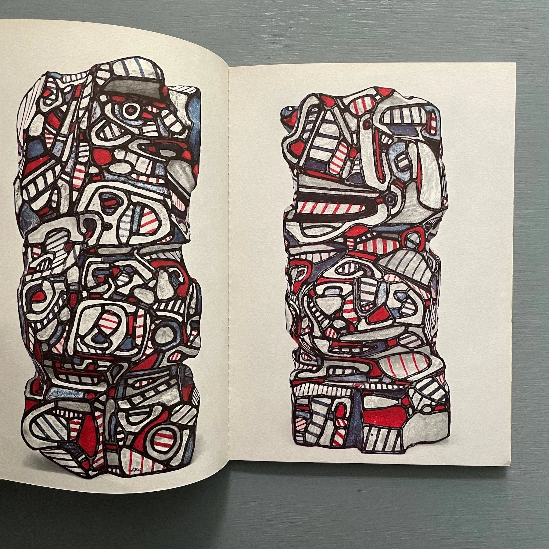 Jean Dubuffet - Edifices - Jean Bucher 1968 - Saint-Martin Bookshop