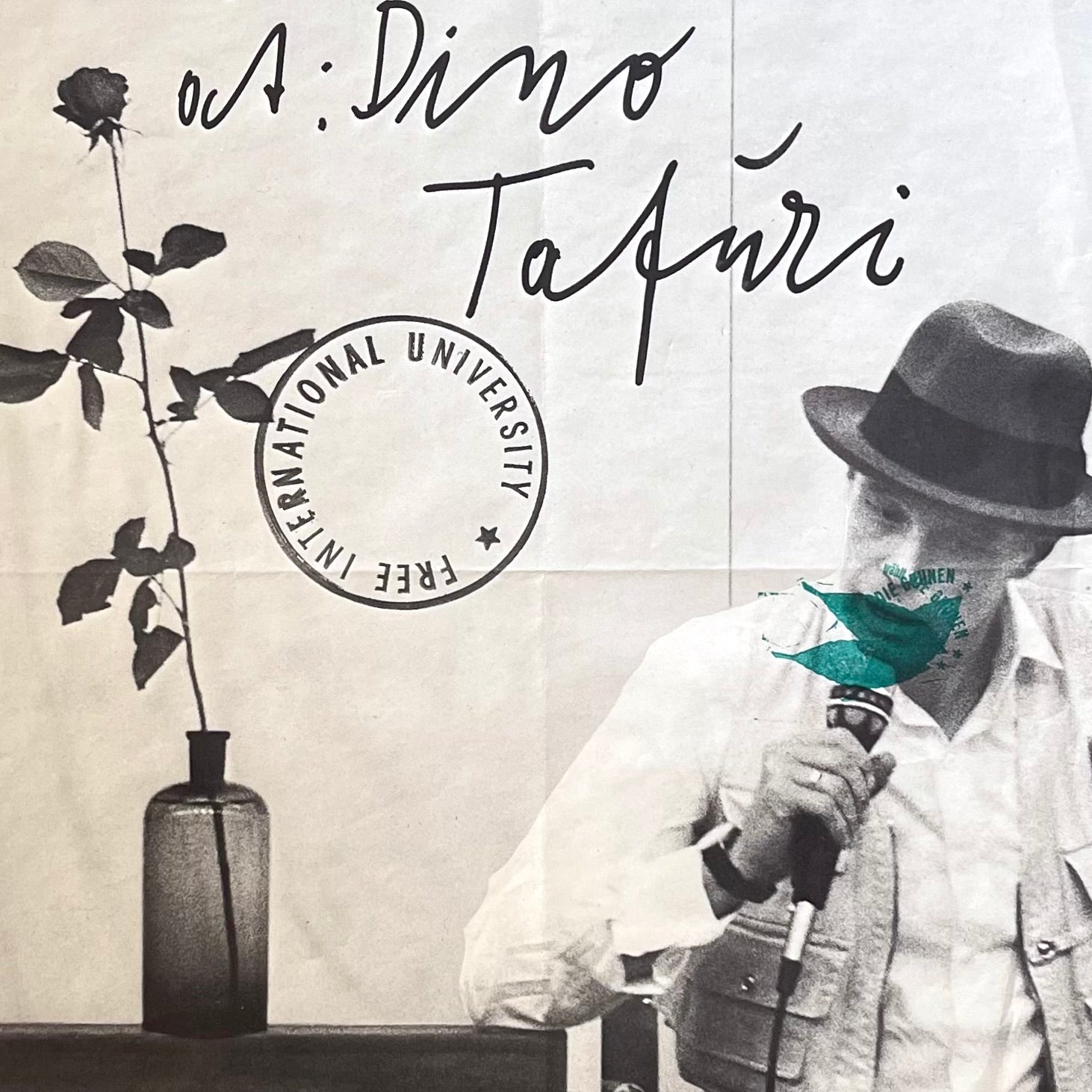 Joseph Beuys poster - Dino Tafuri 1980 - Saint-Martin Bookshop