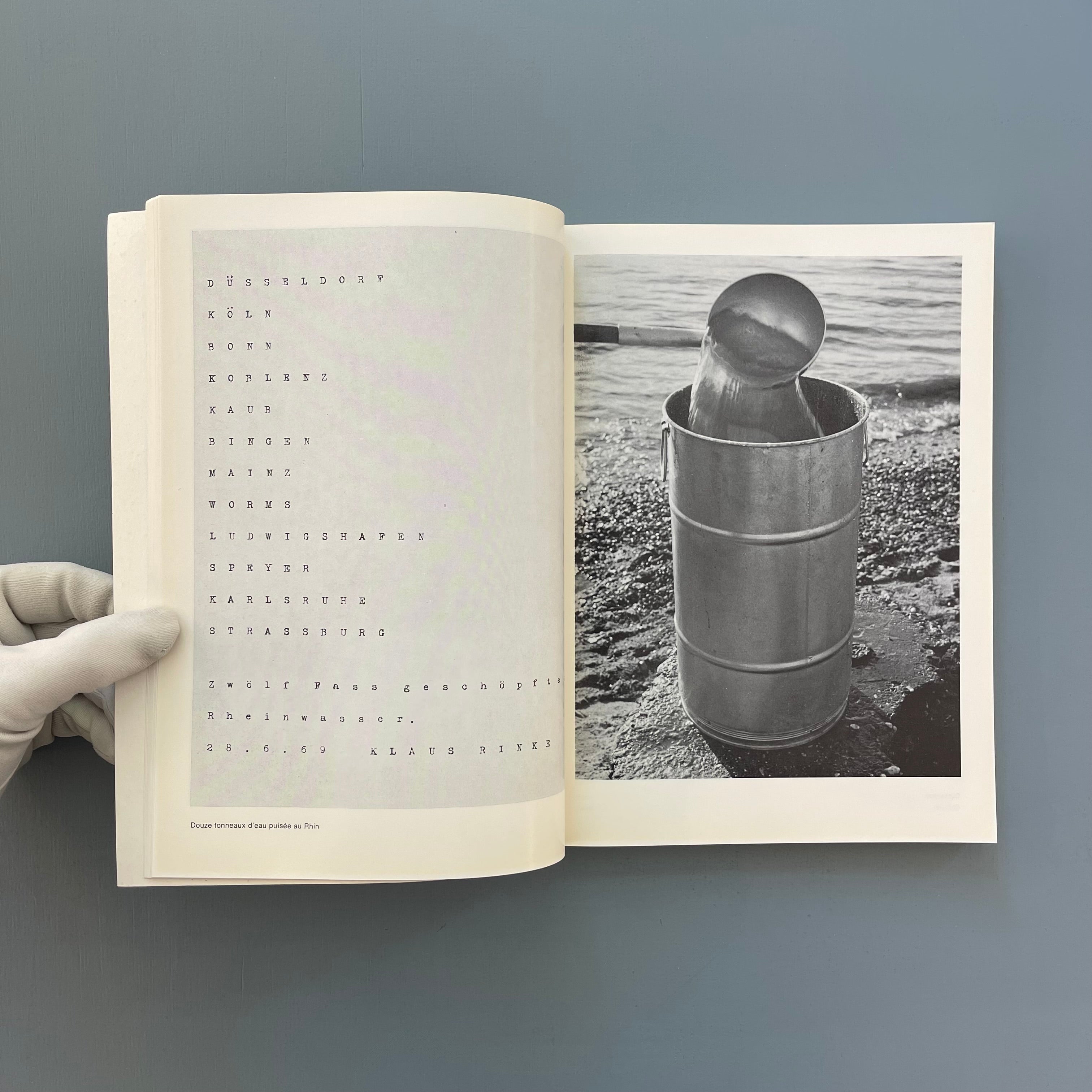 Klaus Rinke - Travaux 1969/1976 - ARC Paris 1976 - Saint-Martin Bookshop