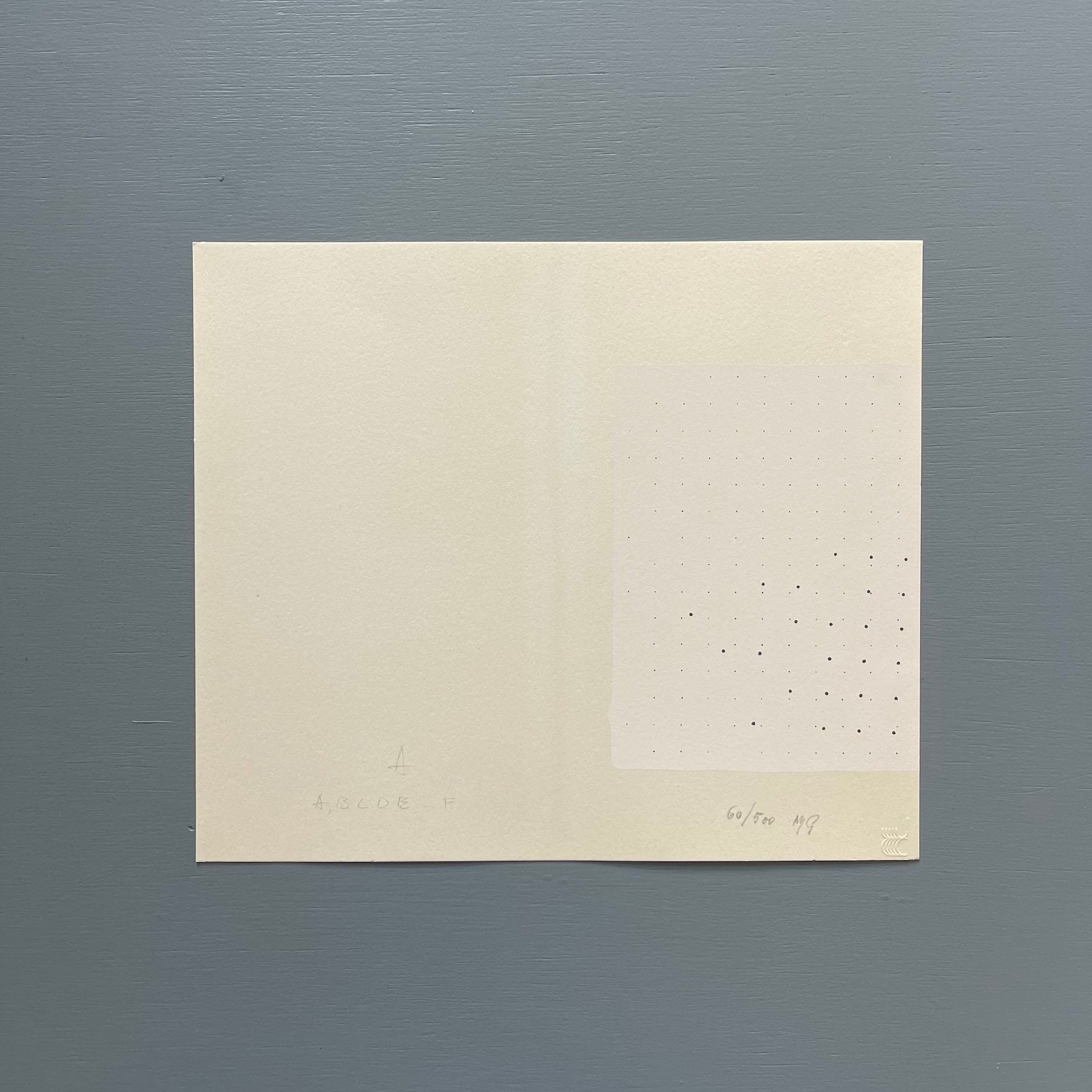 Marco Gastini - ABCDE-F - Jabik & Colophon Editori 1976 - Saint-Martin ...