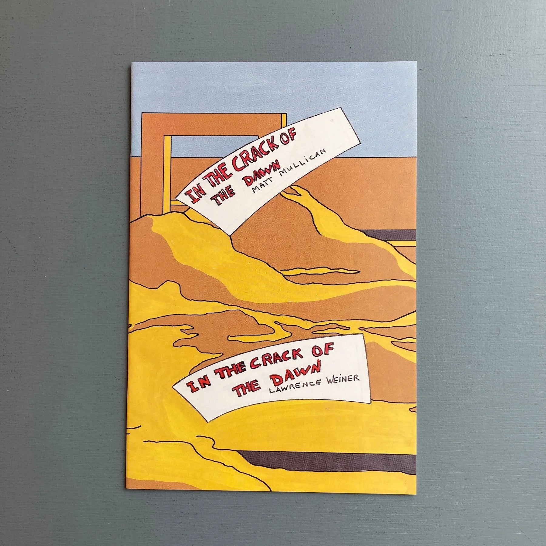 Matt Mullican & Lawrence Weiner - In the Crack of - Saint-Martin Bookshop
