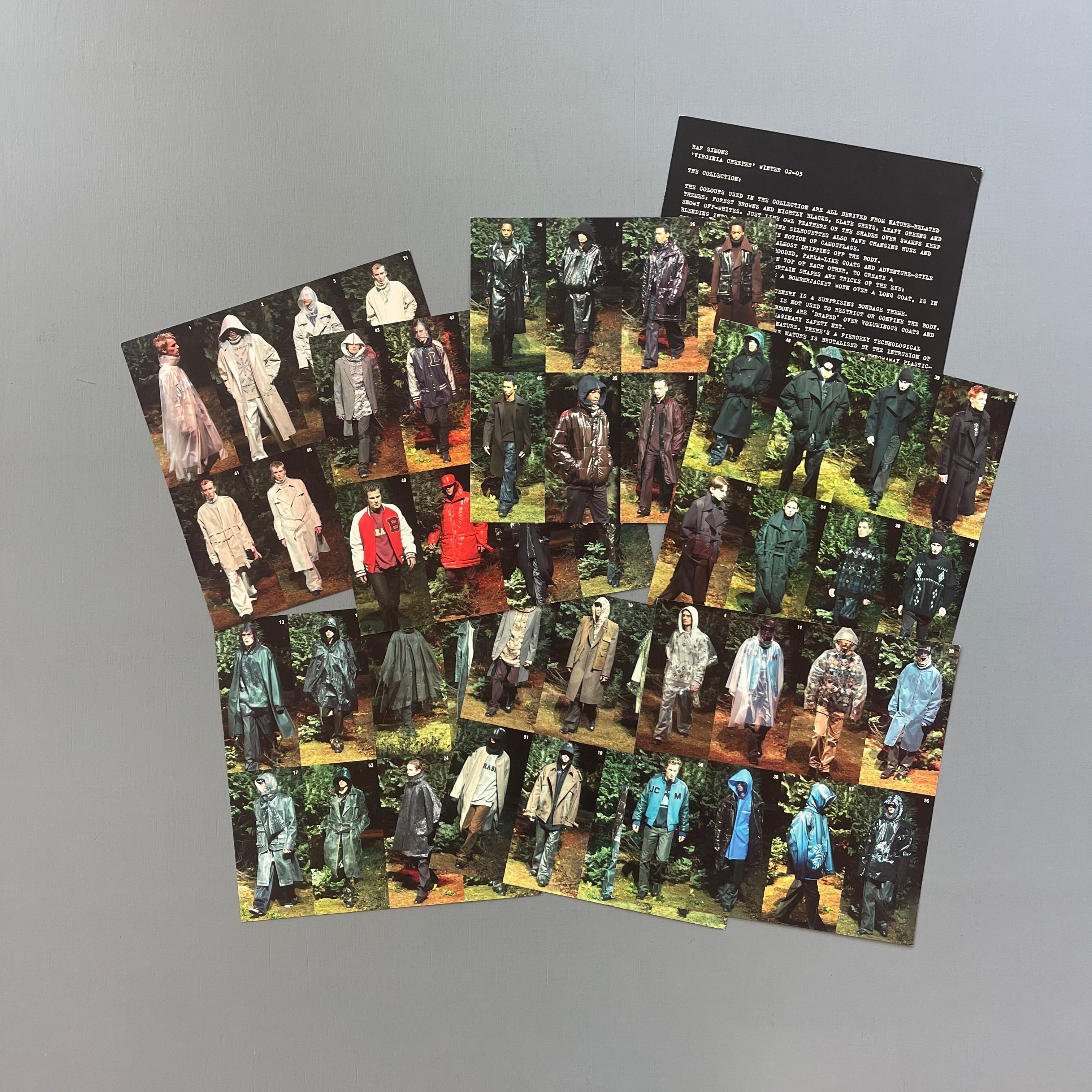 Raf Simons - Virginia Creeper lookbook - Autumns/Winter 2002-2003 ...