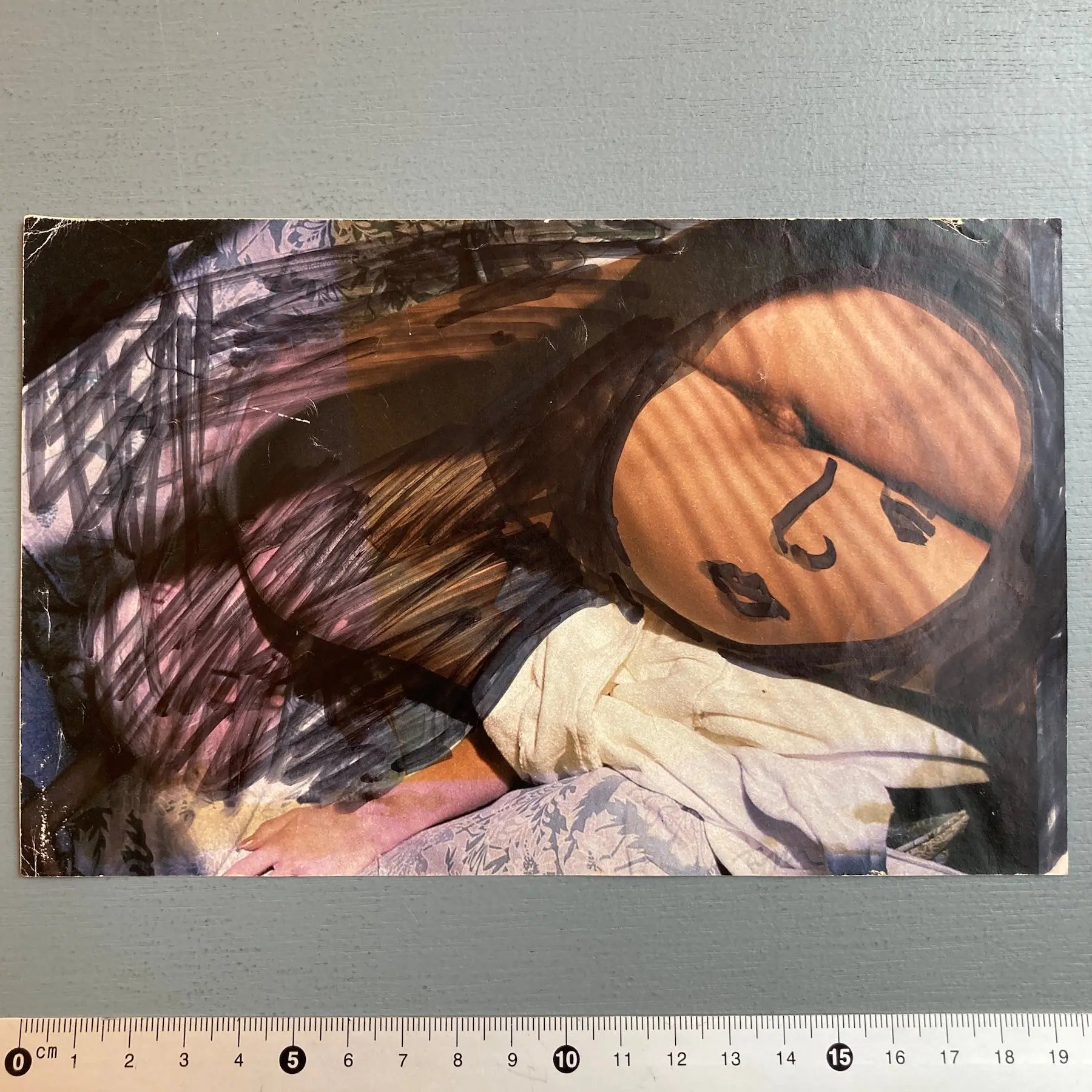 Roland Topor - Girl, modified picture Signed, circa 1980 - Saint-Martin ...