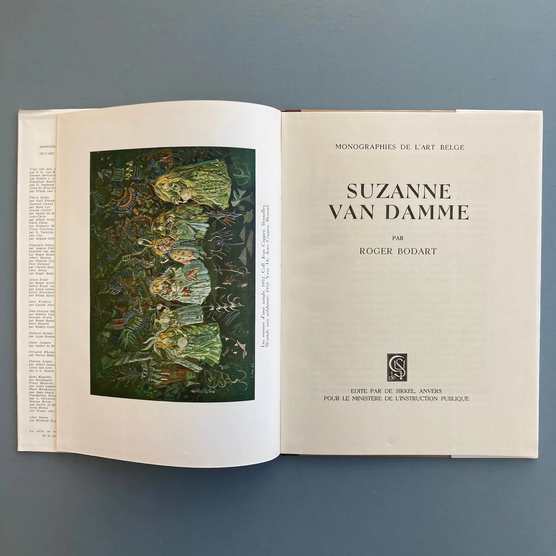 Suzanne Van Damme - Monograph - Sikkel 1953 - Saint-Martin Bookshop