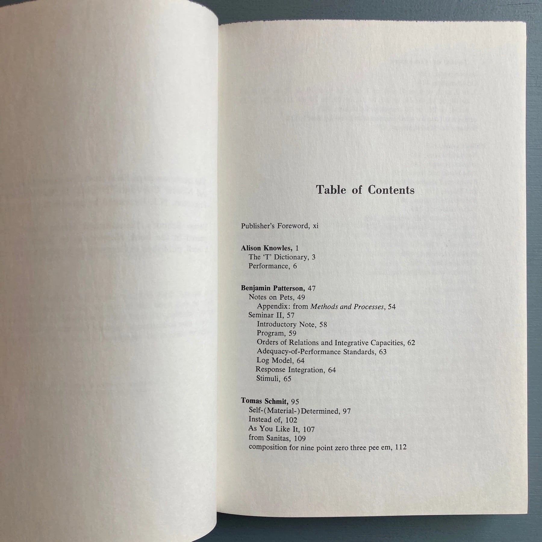 The Four Suits: Alison Knowles, Tomas Schmit, Benjamin Patterson ...