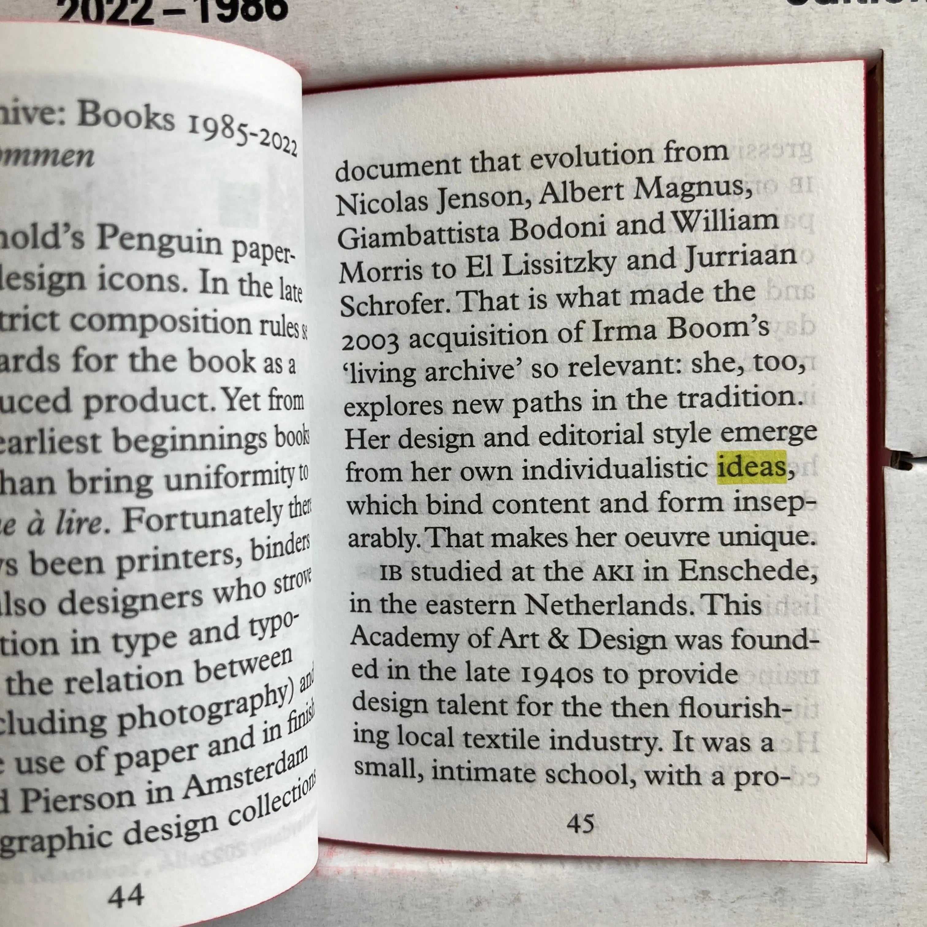 Irma Boom - Book Manifest (Third revised and expended - Saint-Martin ...