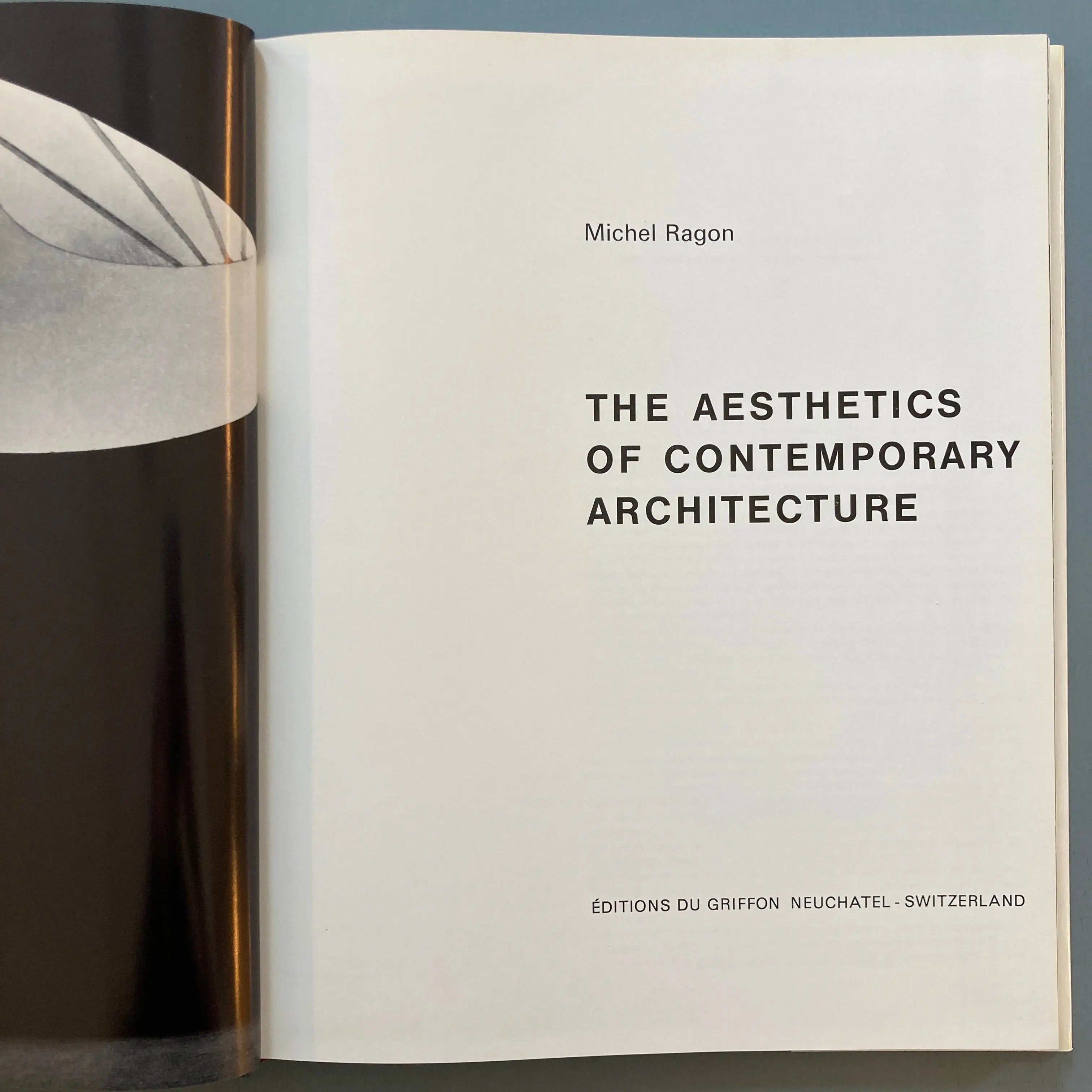 Michel Ragon - The Aesthetics of Contemporary Architecture - Saint ...